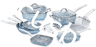 China durable granite coating casserole fry pan sauce pan cookware set supplier