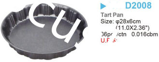 China high-end Carbon steel Ceramic sunflower Quiche Baking pan tart pan Cake Tin Plated supplier
