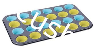 China Kitchen Accessories Carbon steel BSCI/LFGB/SGS/CE nordic ware bakeware cake paper cups mini muffin pan supplier