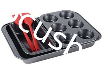 China baking tool set pizza pan muffin pan loaf pan and Roaster bakeware set supplier