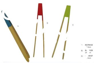 China China supplier eco-friendly Utensils eco-friendly kitchen bread toaster wood tong supplier