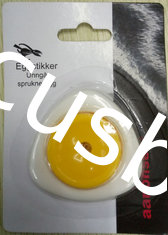 China FBT121601 for wholesales mini safe rotation egg piercer plastic cover stainless steel 304 needle supplier