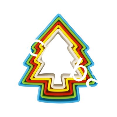 2017 Colorful baking tray plastic cookie cutter/cookie press cake decoration set supplier
