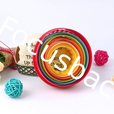 Round Cookie Cutter Set Multi-size Fondant Cutter Two-sided Biscuit Fruit Cutter Multi-color Plastic Durable Sandwich supplier