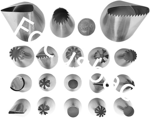 Cake Decorating Tips Set Polished Smooth No Seams - Icing Tips Frosting Tips Pastry Tips supplier
