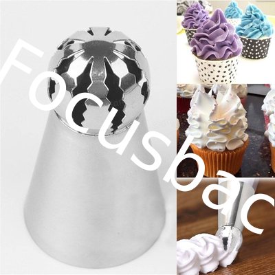 Unique Sphere Ball Icing Tips Designs and 2 FREE Reusable Canvas Piping Bags supplier