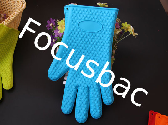 Heat Resistant Silicone BBQ Grill Oven Gloves, Silicone BBQ Grill Oven Mitt supplier