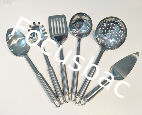 Stainless Steel Kitchen Utensils Set Durable Non Stick Coating Ergonomic Handle Dishwasher Safe Cookware supplier