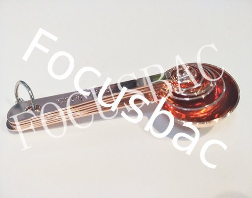 5pcs BPS Free stainless steel copper measuring cup and Spoons for daily use items supplier