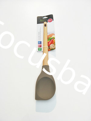 Bamboo and Silicone Gray Eco-Friendly Bamboo and Silicone Kitchen Utensil Set for cooking supplier