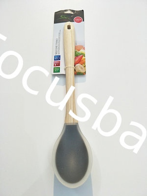 Silicone Kitchen Utensil Set Spaghetti Server Soup Ladle Slotted Spoon Slotted Turner skimmer turner spoon supplier