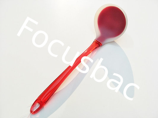 Fashionable plastic handle 7pcs silicone kitchen utensil sets with plastic handle supplier