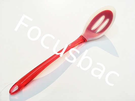 Fashionable plastic handle 7pcs silicone kitchen utensil sets with plastic handle supplier