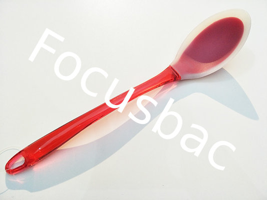 Fashionable plastic handle 7pcs silicone kitchen utensil sets with plastic handle supplier