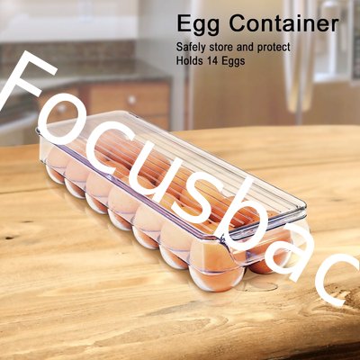 Fridge Bins and Freezer Organizer Refrigerator Bins Stackable Storage Containers BPA-Free Drawer supplier