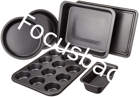 FDA LFGB Certification Nonstick Bakeware Set round square pan muffin pan loaf pan cookie sheet supplier