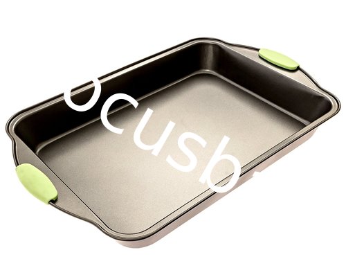 Non-stick Steel Baking Bakeware With Silicone Handles includes a Pie Pan,a Square Cake Pan,Baking Pan,a Bread Pan supplier