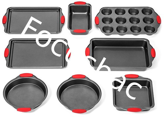 8 Piece Ultra NonStick Baking Pans Set Bakeware Set Cookware Set supplier