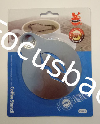 FB151165 stainless steel 430 customized design coffee stencil metal silver color supplier