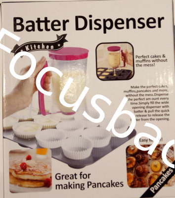FBAB5045 pancake & cupcake batter dispenser no drip with measuring scale on cup supplier