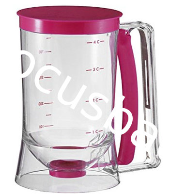 FBAB5045 pancake & cupcake batter dispenser no drip with measuring scale on cup supplier