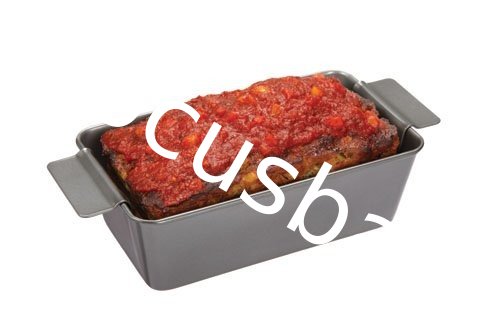 Professional Non-Stick 2-Piece Healthy Miracle Meatloaf Pan Perfect Results Large Nonstick Loaf tin bakeware supplier