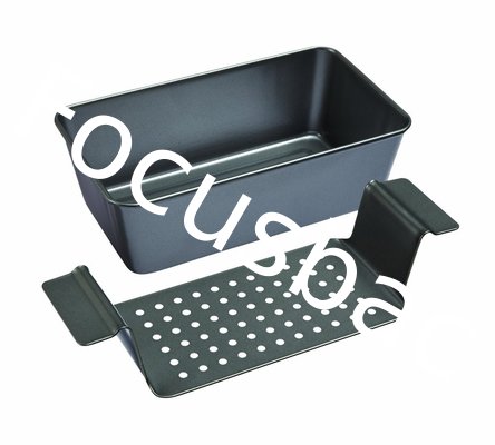 Professional Non-Stick 2-Piece Healthy Miracle Meatloaf Pan Perfect Results Large Nonstick Loaf tin bakeware supplier
