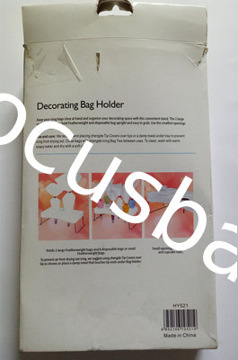 FB115920 decpration bag & piping tips plastic holder easy to fold for saving space supplier