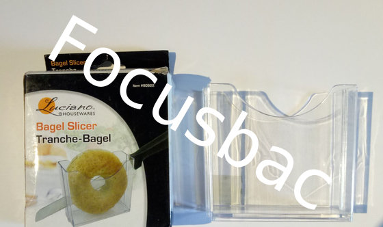 FB122249 Pure PS material food-safety bagel cutter can customized shape & color supplier