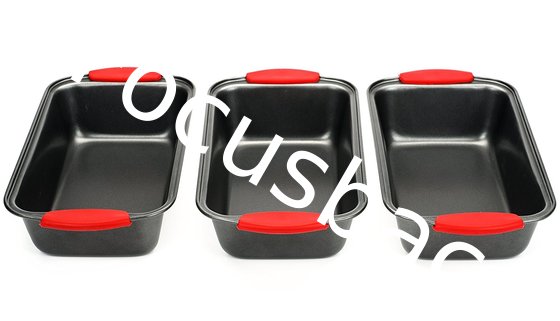 3 Piece NonStick Bread Pan Set Loaf Pans For Bread Baking Pans Bakeware Set supplier