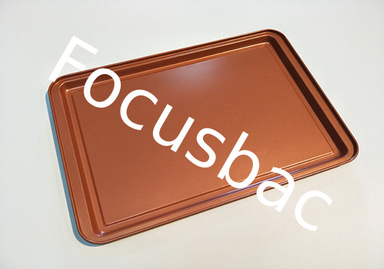 Steel 5 Piece Copper Bakeware Set with Nonstick Ti-Cerama Coating Super Strong 0.8MM Gauge Includes Cookie Sheet Muffin supplier