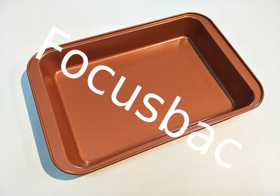 Steel 5 Piece Copper Bakeware Set with Nonstick Ti-Cerama Coating Super Strong 0.8MM Gauge Includes Cookie Sheet Muffin supplier