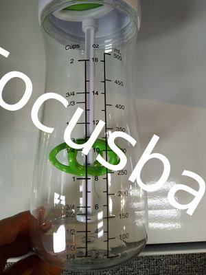 FB132911 Super green style manual stir salad sauce bowl 500ml PP+PET+ABS supplier