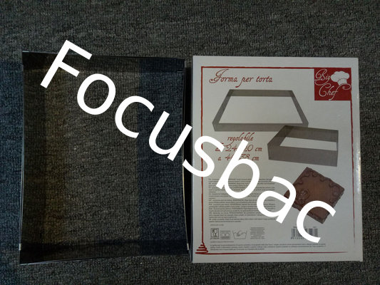 FB136268 Extendable stainless steel 430 food-grade cake mold 24*20/46*38cm supplier