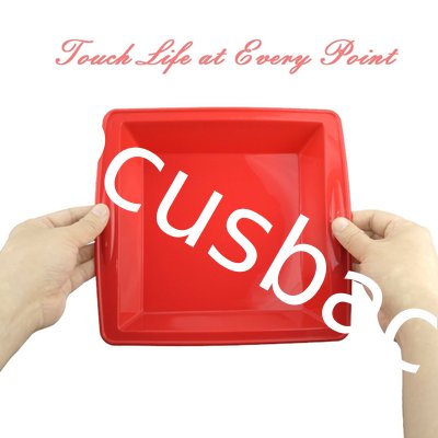 Silicone Cake Pan 8.5 " Nonstick Bakeware Baking Mould Brownie Pan for bread Chocolate Pie Pizza fudge and brownies supplier