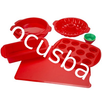 Silicone Bakeware Set 18-Piece Set including Cupcake Molds, Muffin Pan, Bread Pan, Cookie Sheet, Bundt Pan supplier
