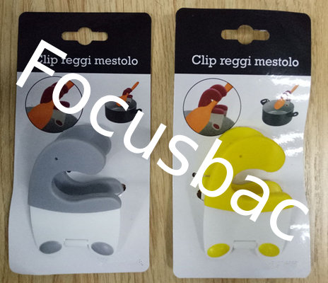 FBTZ102802 PP+silicone material pot side clip for holding spoon supplier