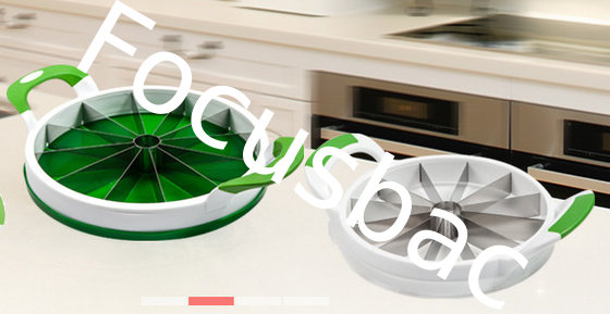FBAB5034 for wholesales  melon slicer stainless steel sclier plastic handle supplier