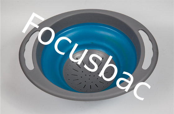 FBAB3084 for wholesales collapsible colander with easy grip handle supplier