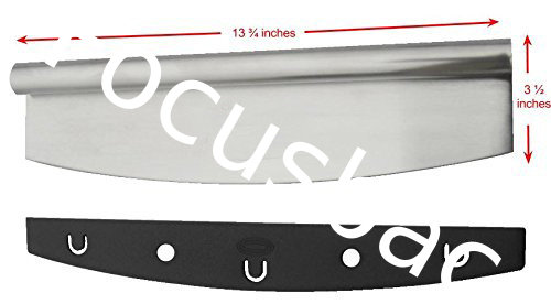Amazon Hot sale Pizza Cutter Sharp Rocker Blade With Cover Heavy Duty Stainless Steel Pizza knife Dishwasher Safe supplier