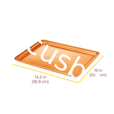 6 pcs Copper Bakeware Set with Nonstick Coating, cake pan,baking tray supplier