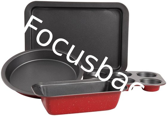 5pcs round cake pan carbon steel cake mould cake pan for baking supplier