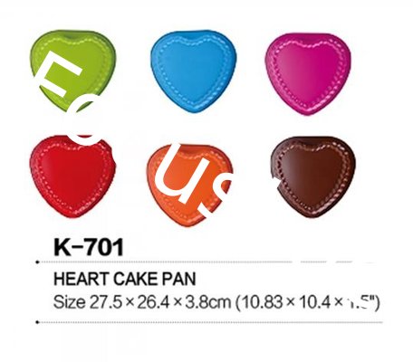 Promotion popular Carbon steel Eco-Friendly Heart cake pan Cake Tools supplier