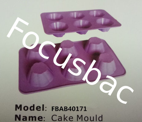 FBAB40171 for wholesales various shapes silicone cupcake tray mold supplier