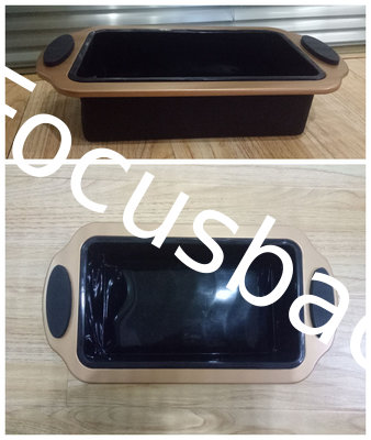 FBTZ1112 for wholesales set of 4pcs silicone/carbon steel muffin/loaf/square/bundt bakewares supplier