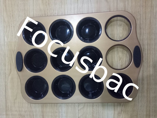 FBTZ1112 for wholesales set of 4pcs silicone/carbon steel muffin/loaf/square/bundt bakewares supplier