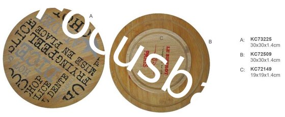 Natural and eco-friendly Fruits vegetables kitchen cutting board bamboo shape supplier