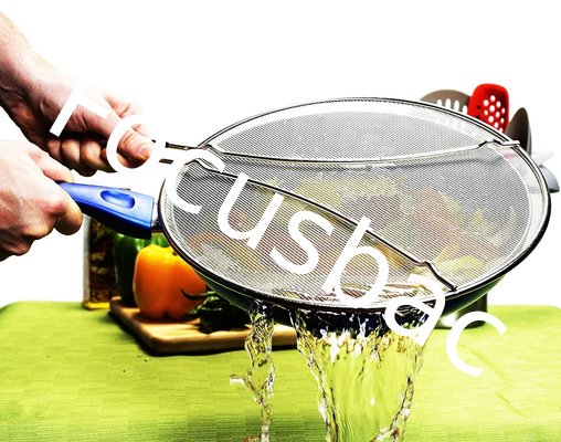 13" Grease Splatter Screen for Cooking with Heavy Duty Ultra Fine Mesh Plus Silicone Hot Handle Holder supplier