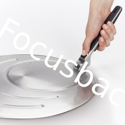 High Quality Stainless Steel Foldable Handle Mesh Splatter Screen Splatter Guard with/without carbon fiber supplier