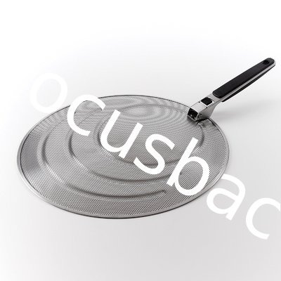 High Quality Stainless Steel Foldable Handle Mesh Splatter Screen Splatter Guard with/without carbon fiber supplier